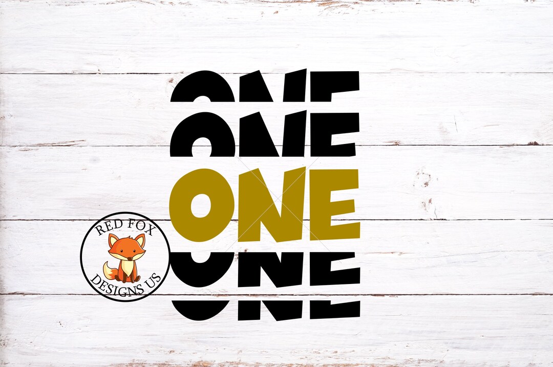 SVG FILES One Svg Easy Cricut Cutting File Birthday SVG - Etsy