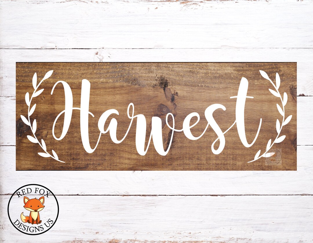 Harvest Rustic SVG File, Cricut Cutting, Svg Cutting File, Download ...
