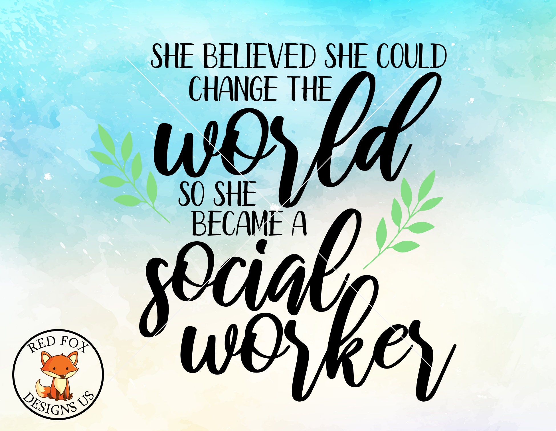 She Believed She Could Change The World So She Became A Social | Etsy
