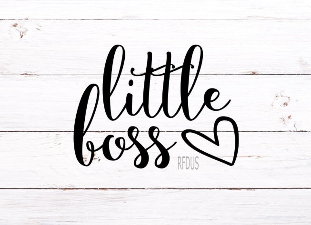 Little Boss Svg, Mini Boss SVG, Baby Svg, Cricut Cutting File Svg File ...