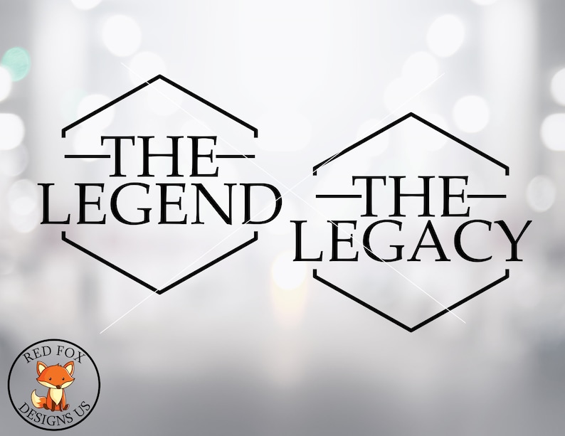 The Legend the Legacy Svg Dad and Son Svg to the World You - Etsy