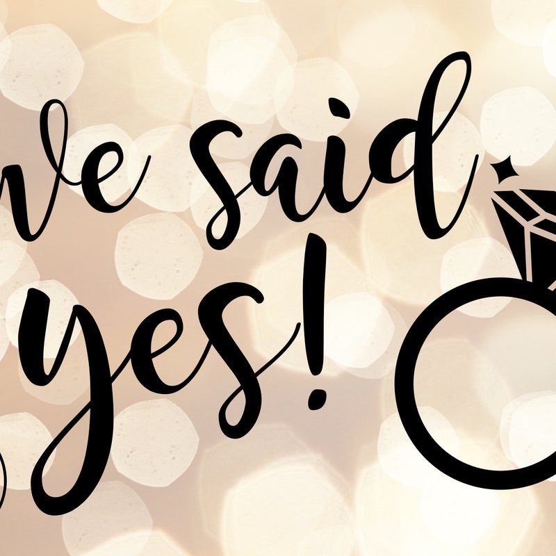 She Said Yes - Etsy