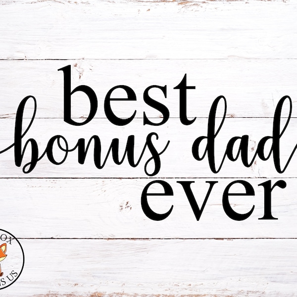 Bonus Dad Svg - Etsy