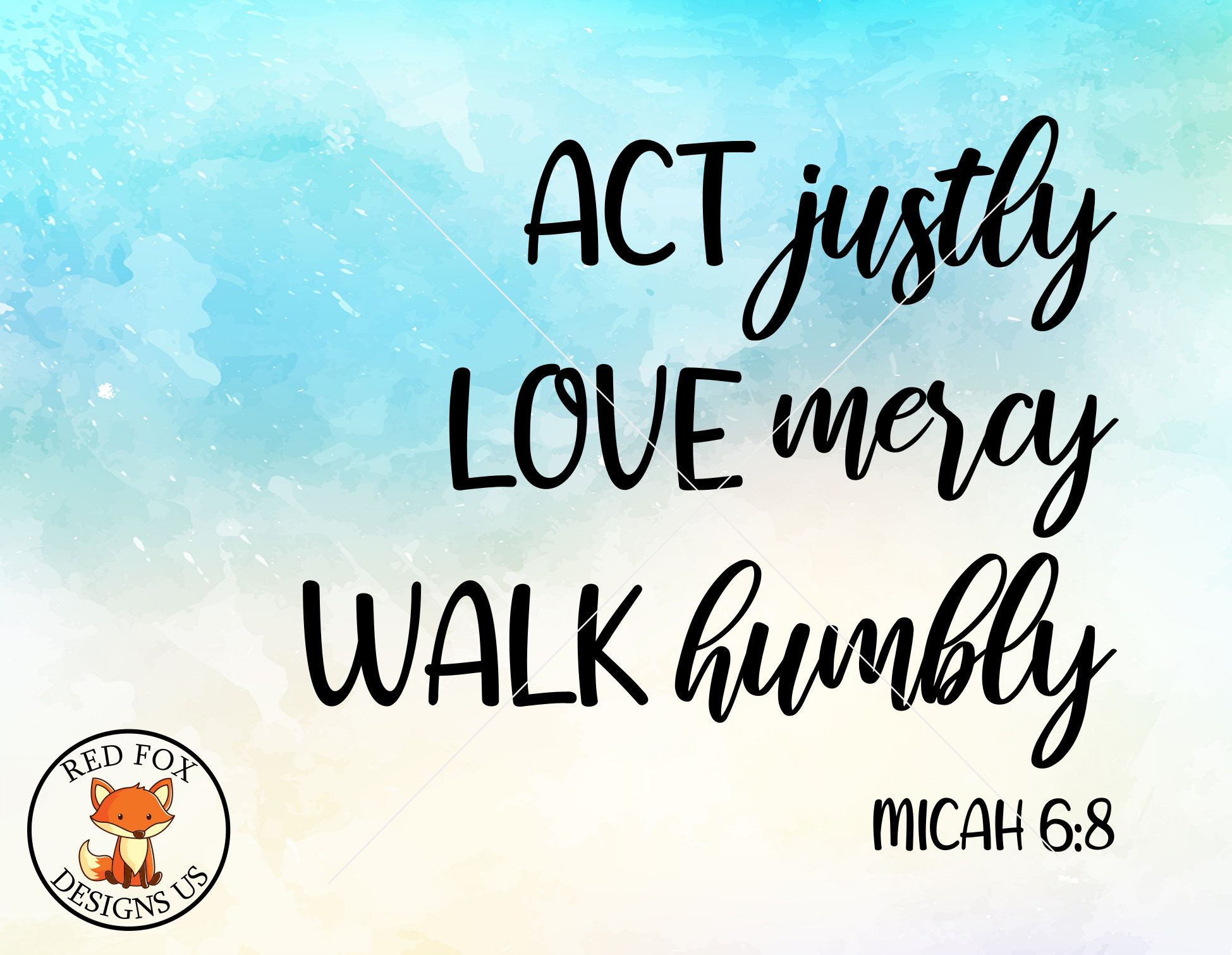 Act Justly svg Love Mercy Walk Humbly Micah 6:8 svg | Etsy