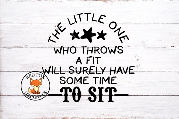 SVG FILES Time Out Chair Svg Toddler Boss Svg Easy Cricut | Etsy