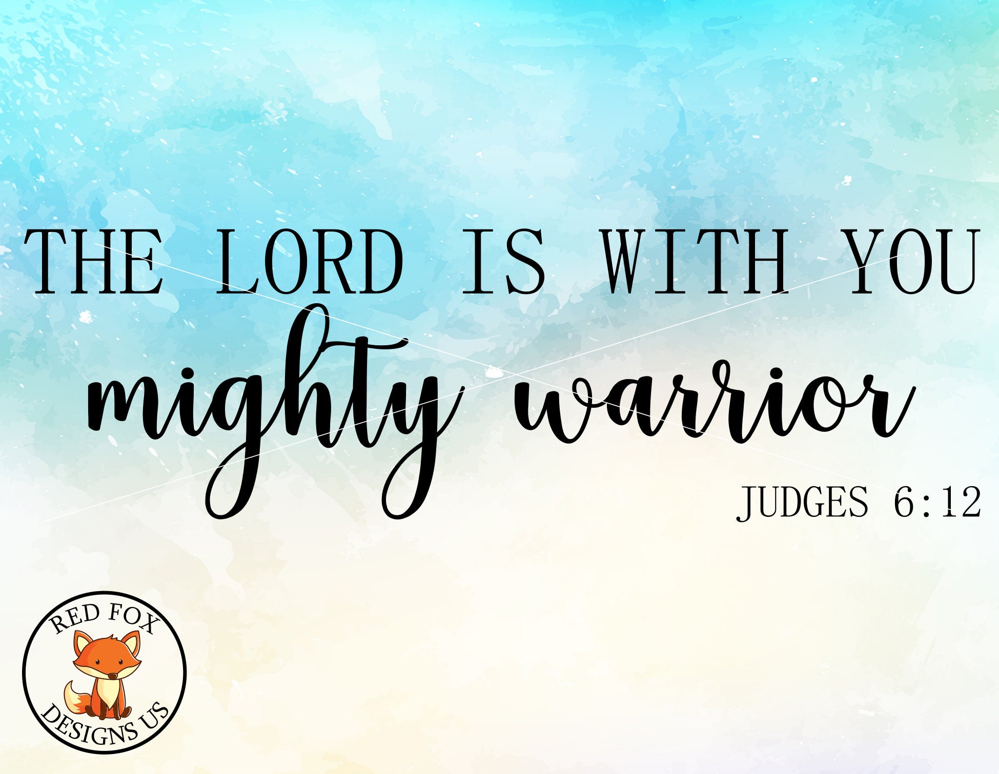 SVG FILES the Lord is With You Mighty Warrior Svg Judges 6 | Etsy