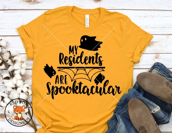 My Residents Are Spooktacular Svg Halloween Svg Teacher | Etsy