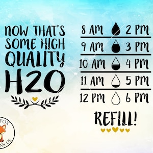 Now Thats Some High Quality H2O SVG, Drink up Buttercup Svg, Water ...