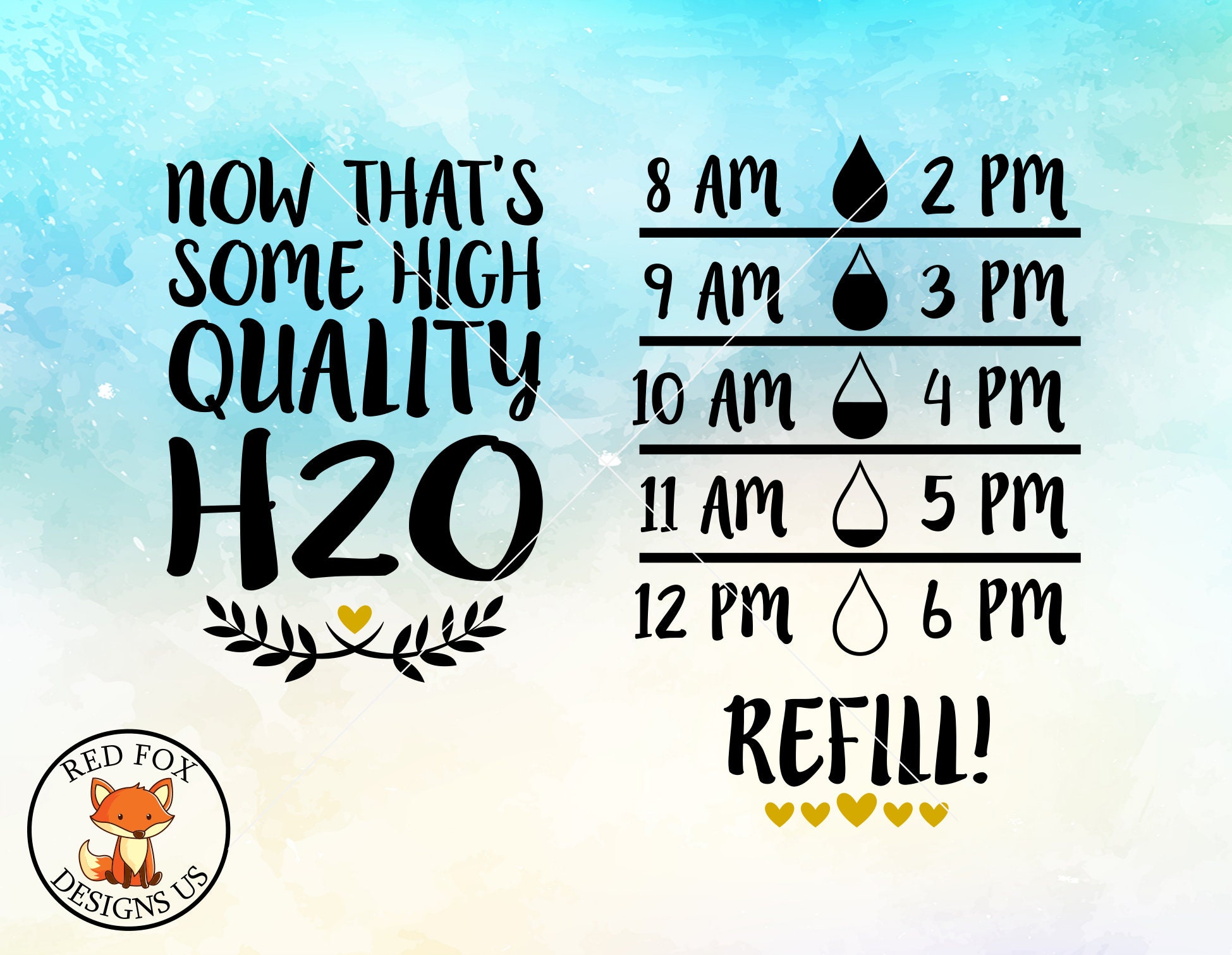 Now Thats Some High Quality H2O SVG Drink up Buttercup Svg - Etsy UK