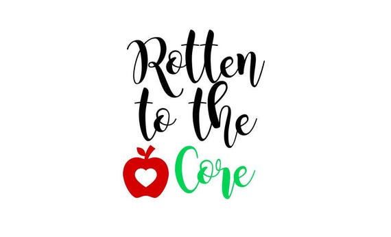 Rotten to the core SVG png file Baby Svg I Woke Up Like | Etsy