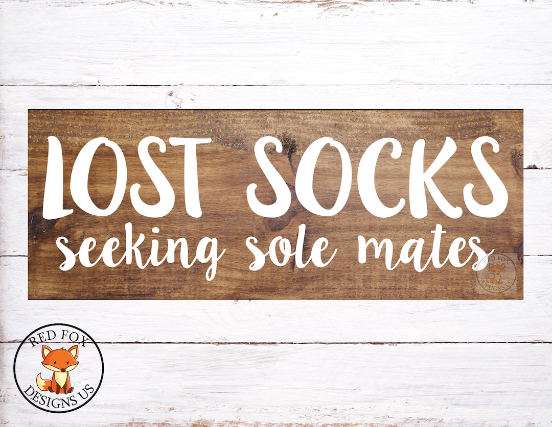 Lost Socks Seeking Sole Mates Svg, SVG Vector File, Cricut Explore and ...