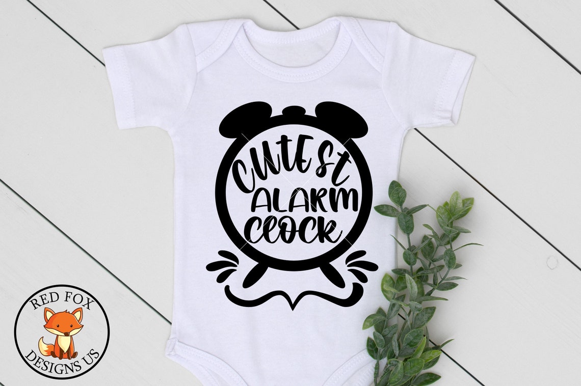 SVG FILES Cutest Alarm Clock SVG Files for Cutting | Etsy