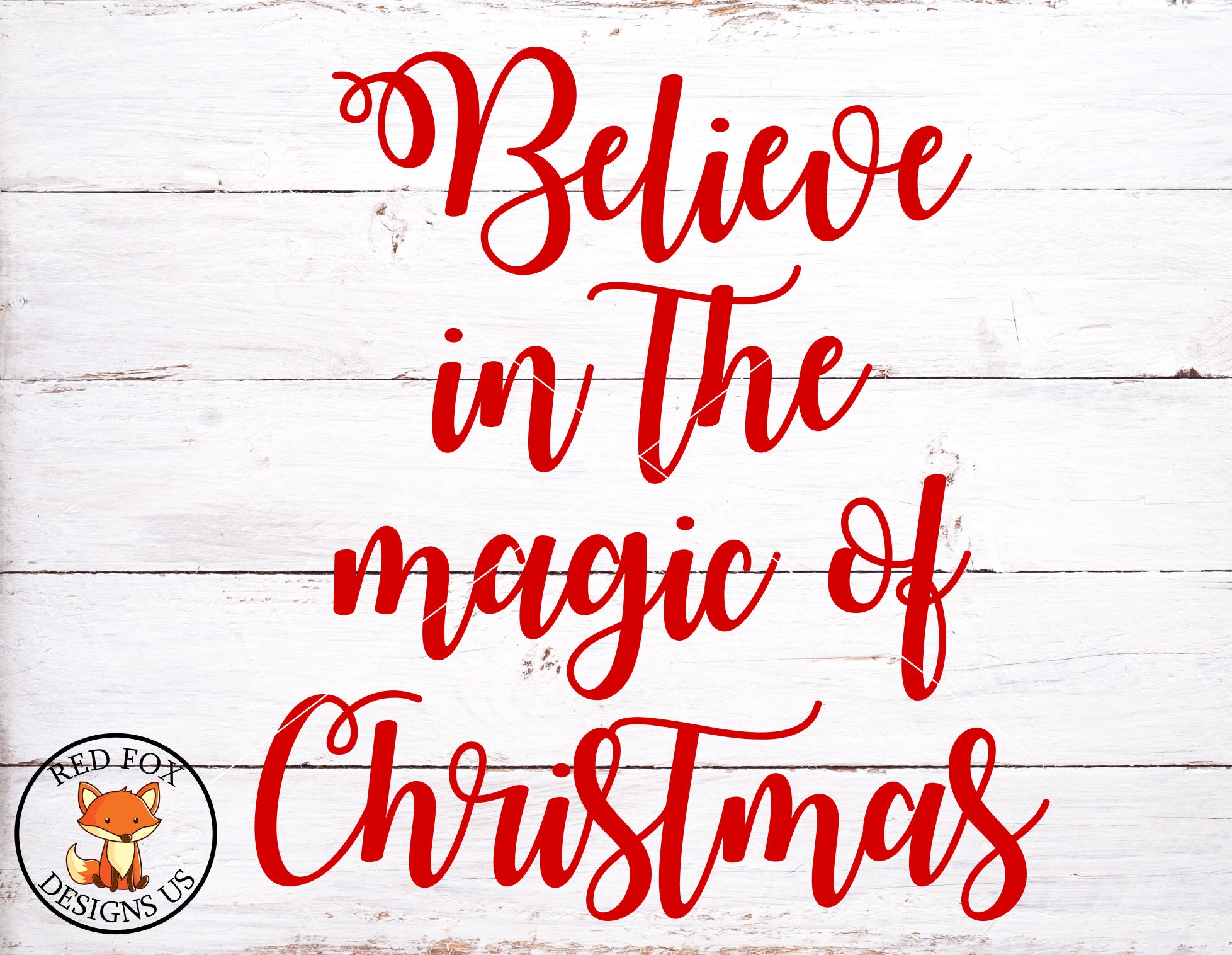 Believe in the Magic of Christmas SVG Cricut Cutting File - Etsy