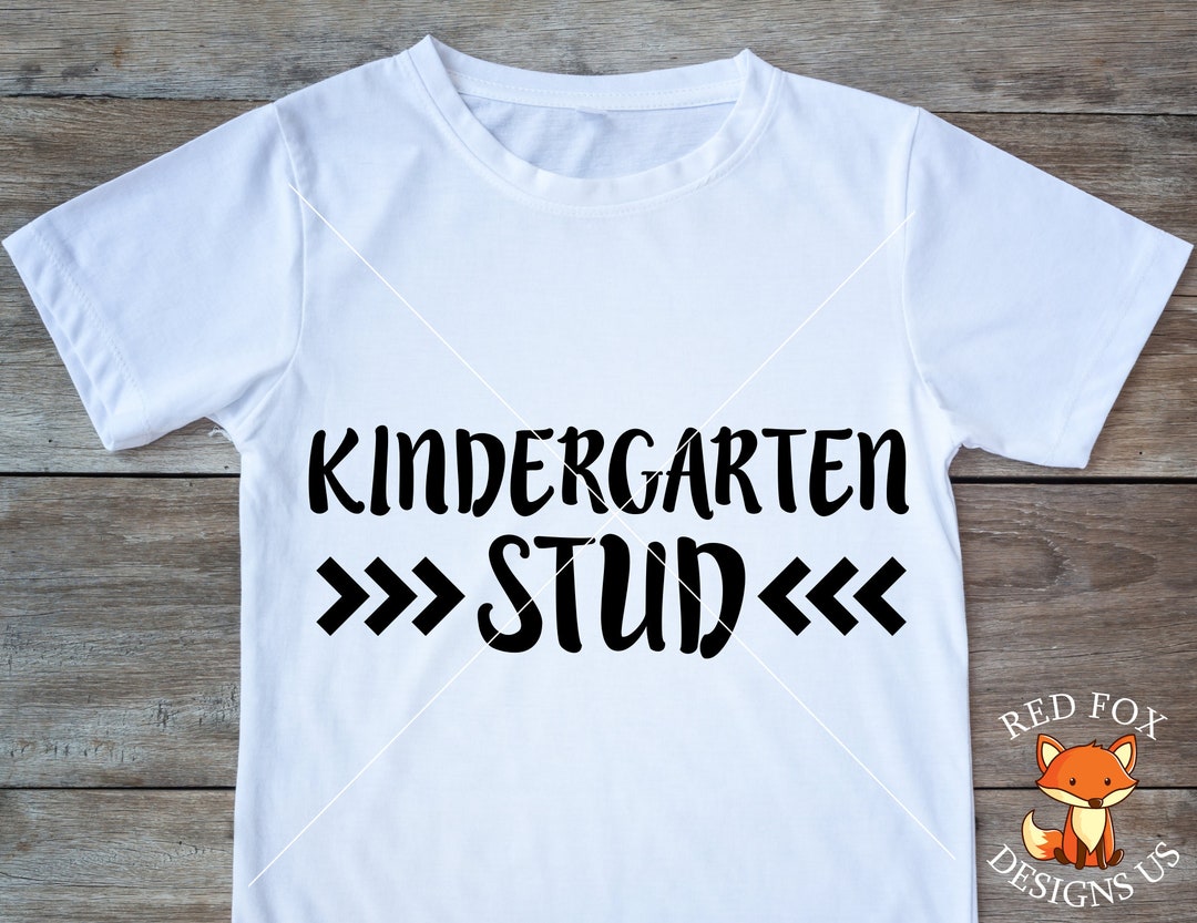 Kindergarten Stud Svg, Easy Cricut Cutting File, Back to School Svg ...