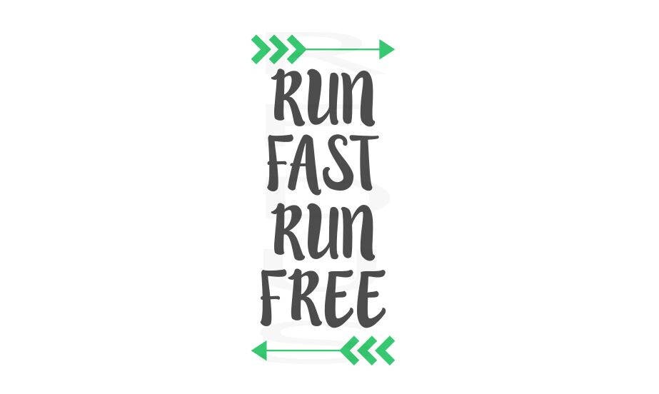 Run fast run free with arrows svg arrow svg cricut cutting | Etsy