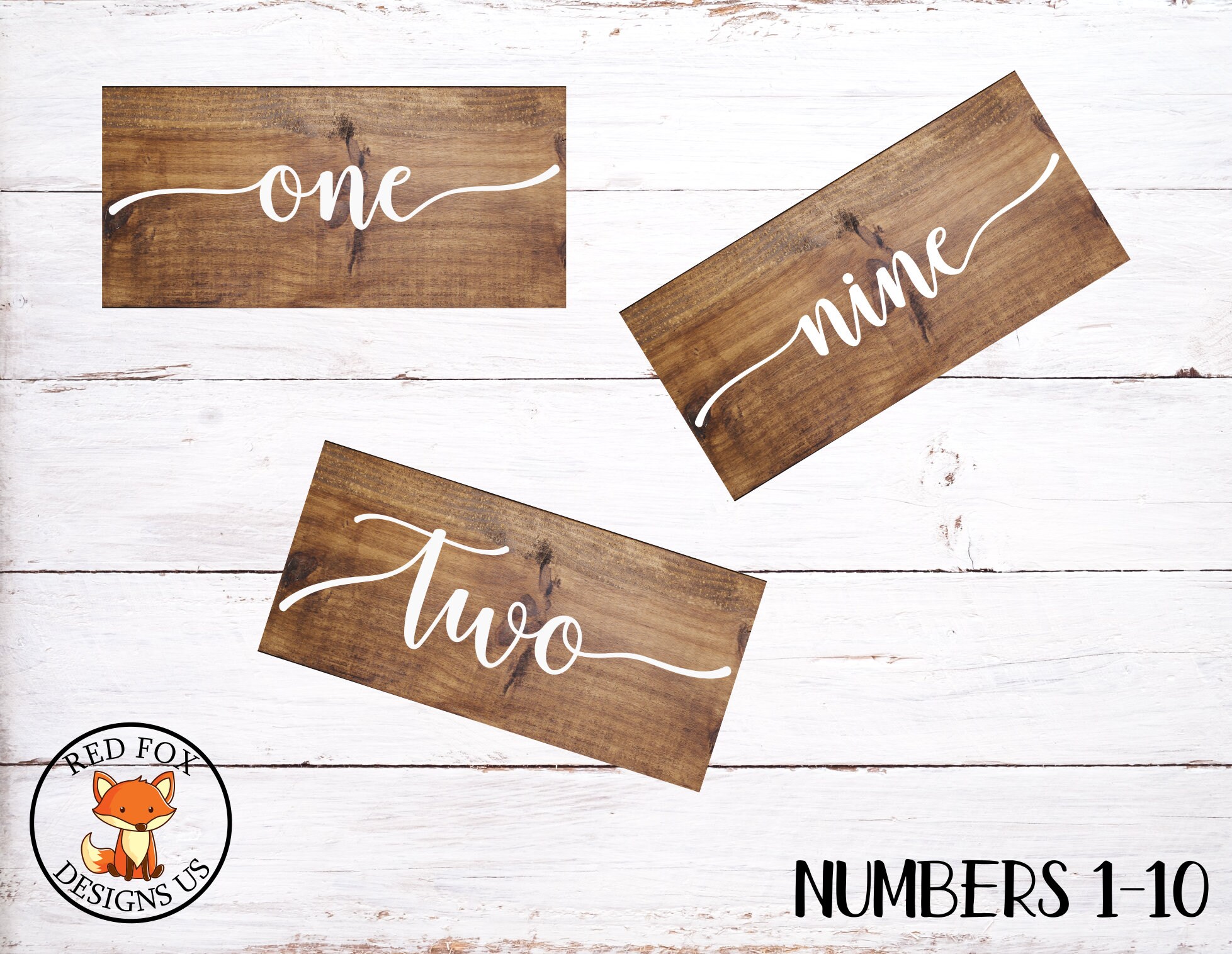 Table Numbers SVG Numbers 1 to 10 SVG Rustic Wedding SVG | Etsy