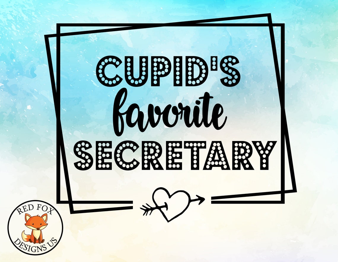 SVG Files Cupid's Favorite Secretary Svg Commercial - Etsy