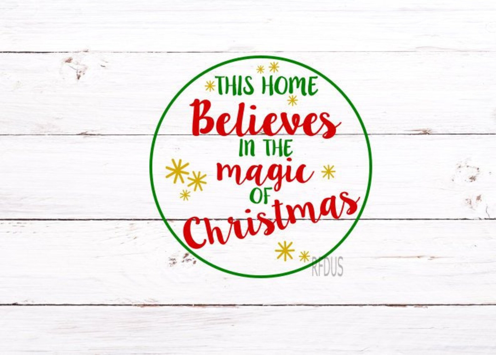 Believe in the Magic of Christmas SVG Cricut Cutting File - Etsy