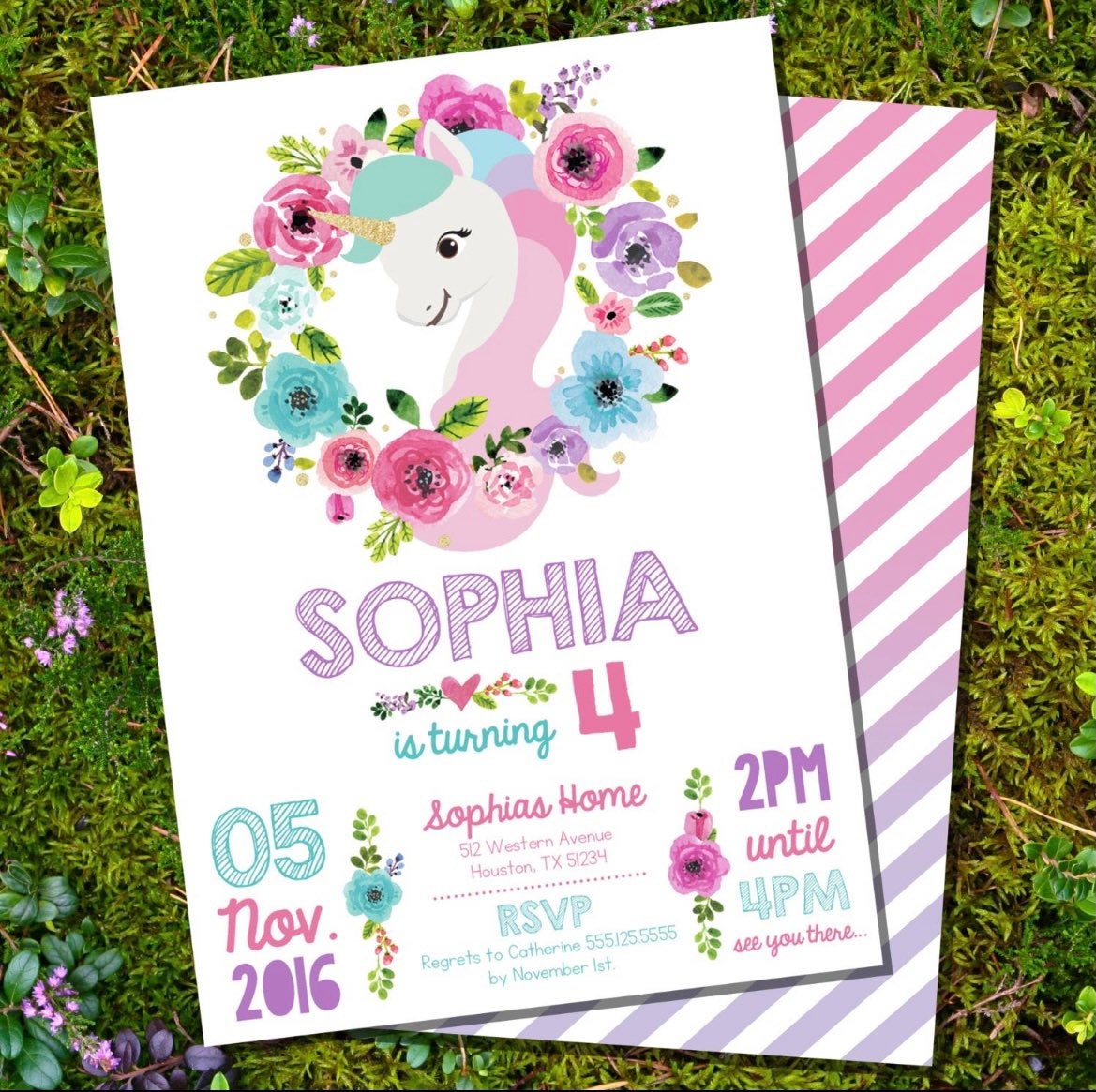 DIGITAL Unicorn Party Pack - Etsy