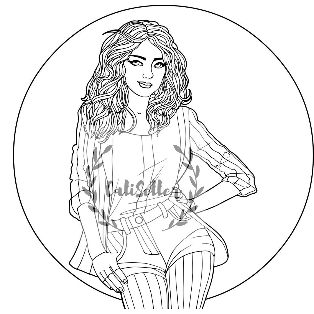 Famous Women Coloring Pages