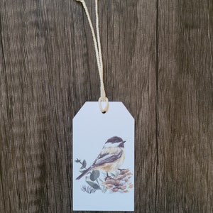 Chickadee Gift Tags - Etsy