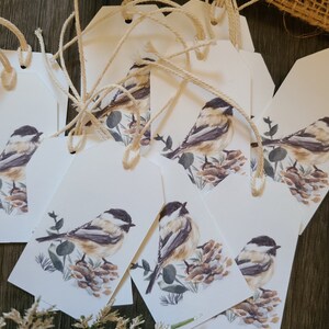 Chickadee Gift Tags - Etsy