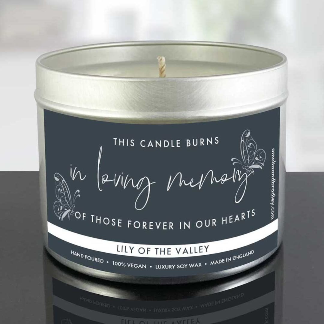 In Loving Memory Candle Memorial Gift Remembrance Candle - Etsy UK