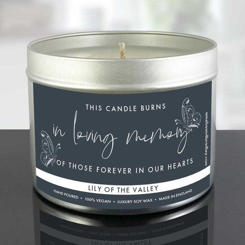 In Loving Memory Candle Memorial Gift Remembrance Candle - Etsy UK