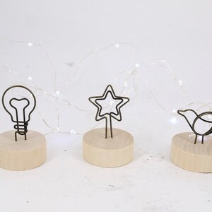 Wooden Photo Hanger, Wooden Clips With String, Wooden Clips Photo ...