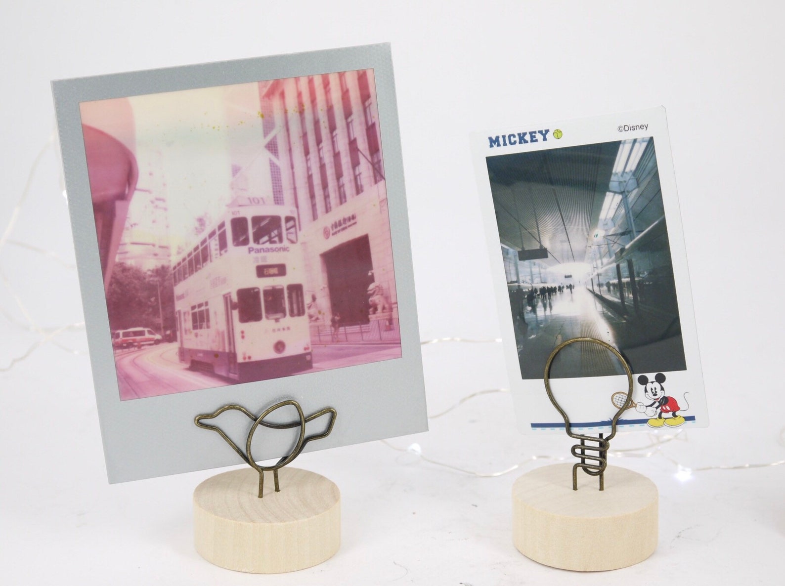 Wooden Photo Hanger, Wooden Clips With String, Wooden Clips Photo ...