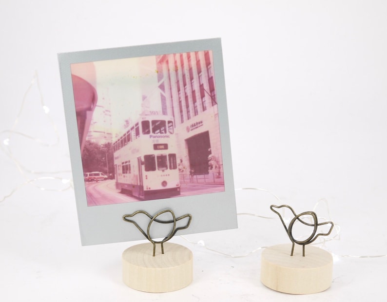 Wooden Photo Hanger Wooden Clips With String Wooden Clips - Etsy