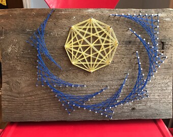 Abstract String Art Decor - Etsy