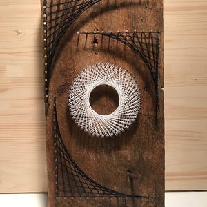 Abstract String Art Decor - Etsy