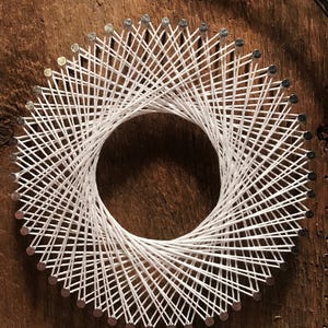 Abstract String Art Decor - Etsy