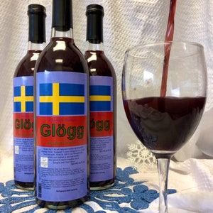 Glogg Swedish in 750 Ml Glass Bottle - Etsy