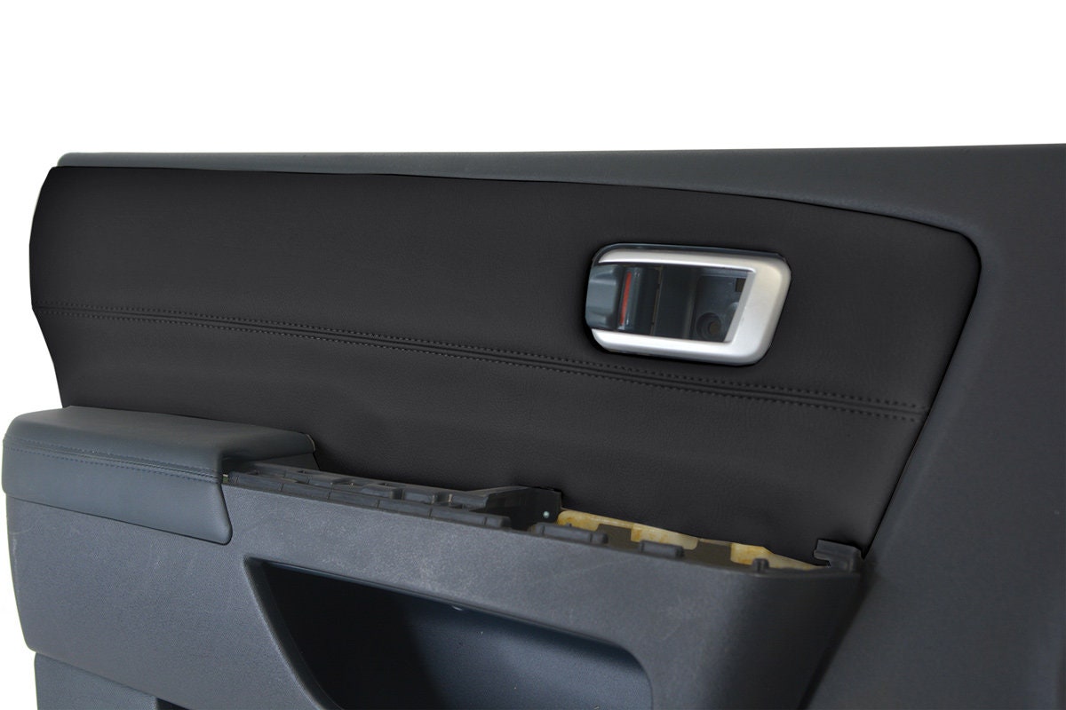 Honda Pilot Door Handle Black Leather Armrest Covers For 2009-2015 ...