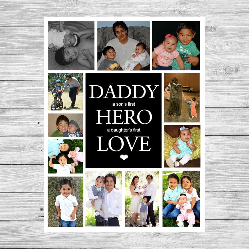 Father's Day Collage - Etsy