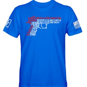 2nd Amendment Gun Rights Pro Gun Pistol Words Men's T-shirt - Etsy