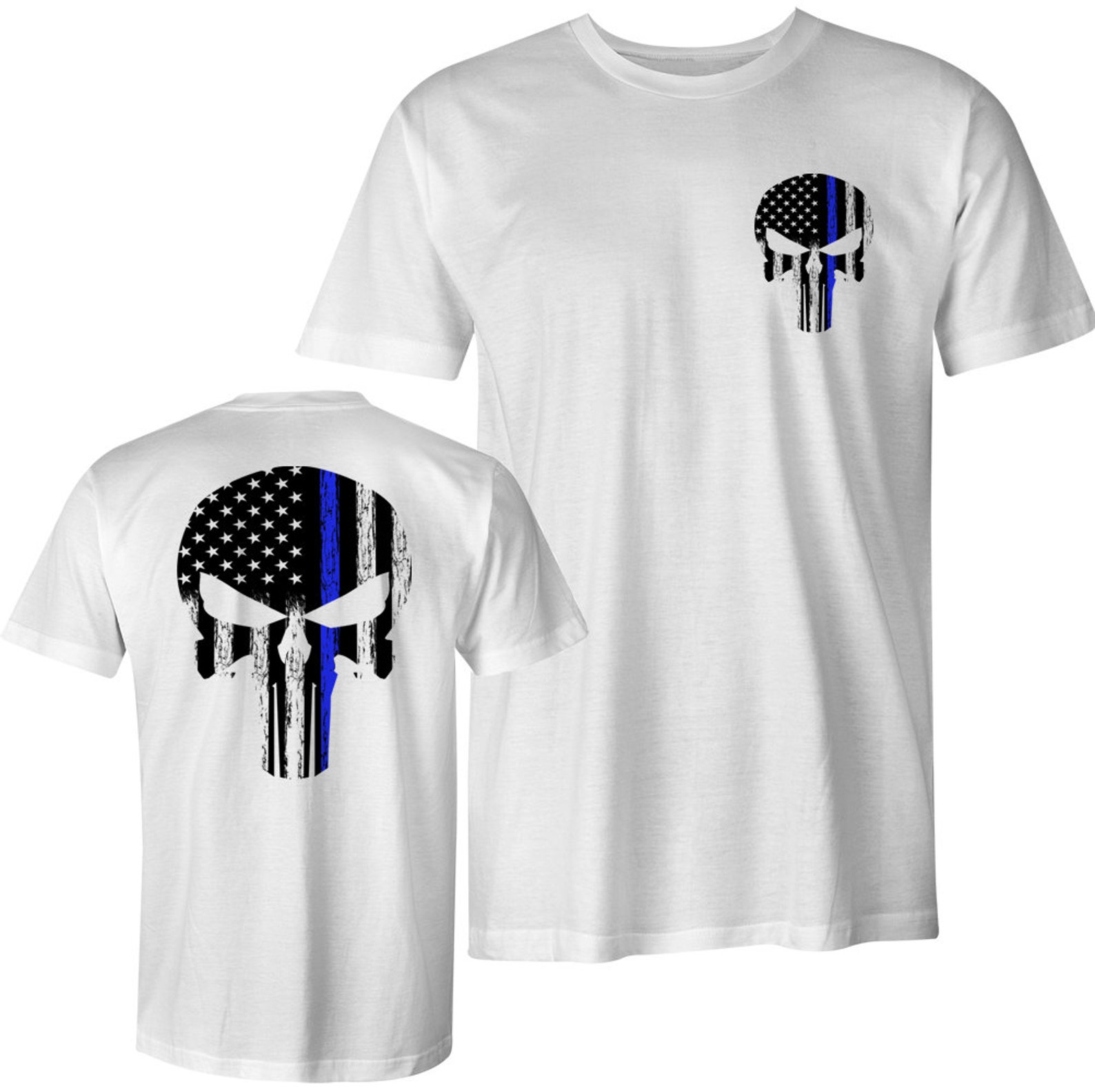 Thin Blue Line Shirt Police Shirt Blue Lives Matter LEO USA - Etsy