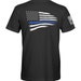 Thin Blue Line Shirt Police USA Flag Shirt Blue Lives Matter - Etsy