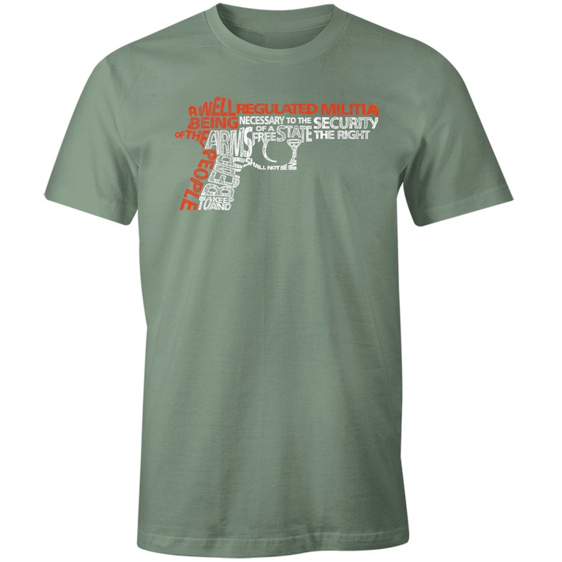 2nd Amendment Gun Rights Pro Gun Pistol Words Men's - Etsy