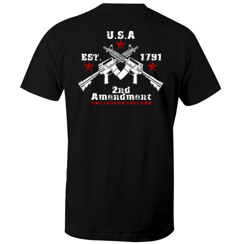2nd Amendment Gun Rights Established 1791 Men's T-shirt - Etsy