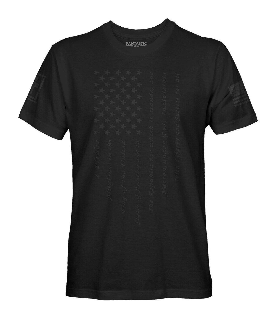 The Pledge of Allegiance Stealth Men's Patriotic T-shirt - Etsy