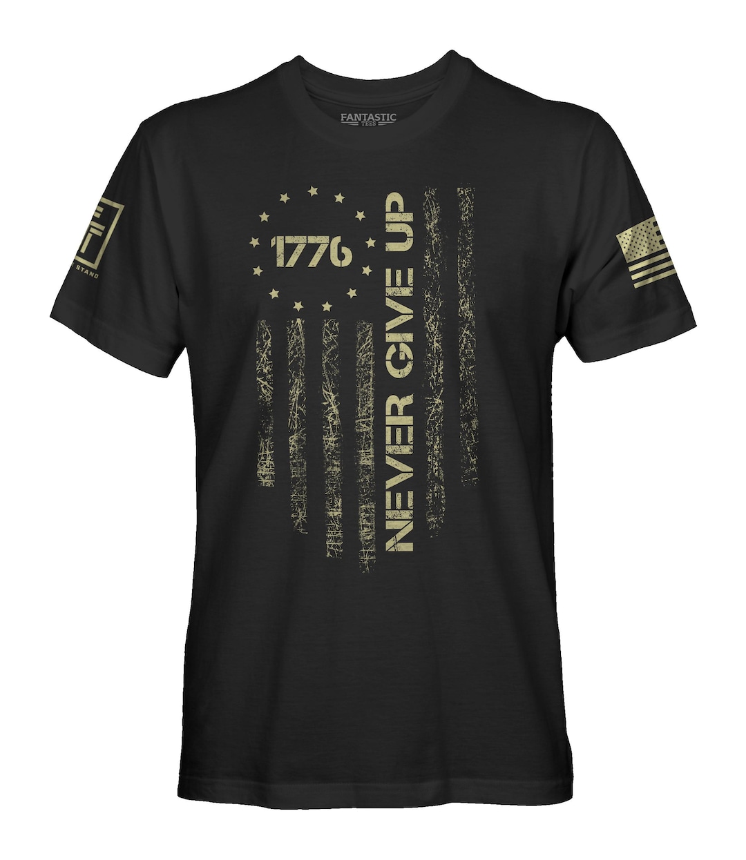 Established 1776 Never Give up Patriotic Men's T-shirt - Etsy