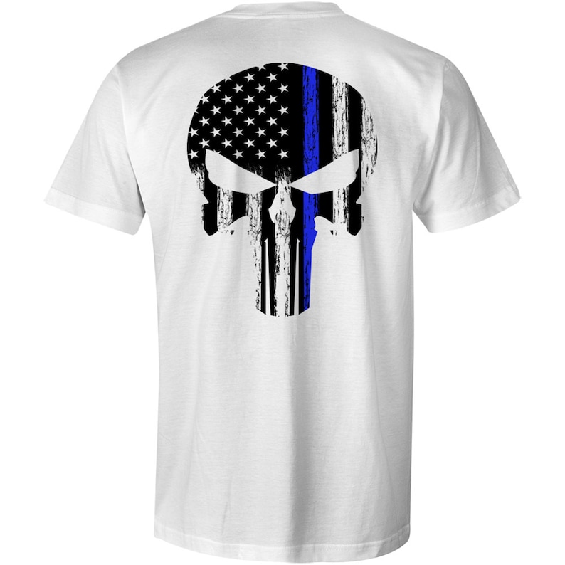 Thin Blue Line Shirt Police Shirt Blue Lives Matter LEO USA - Etsy