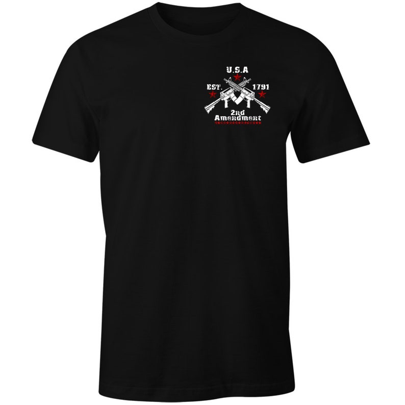 2nd Amendment Gun Rights Established 1791 Men's T-shirt - Etsy