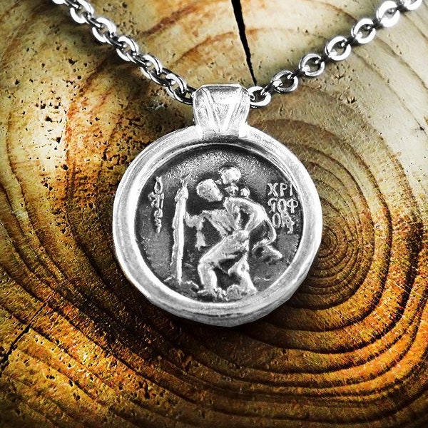 Saint Charm Necklace - Etsy