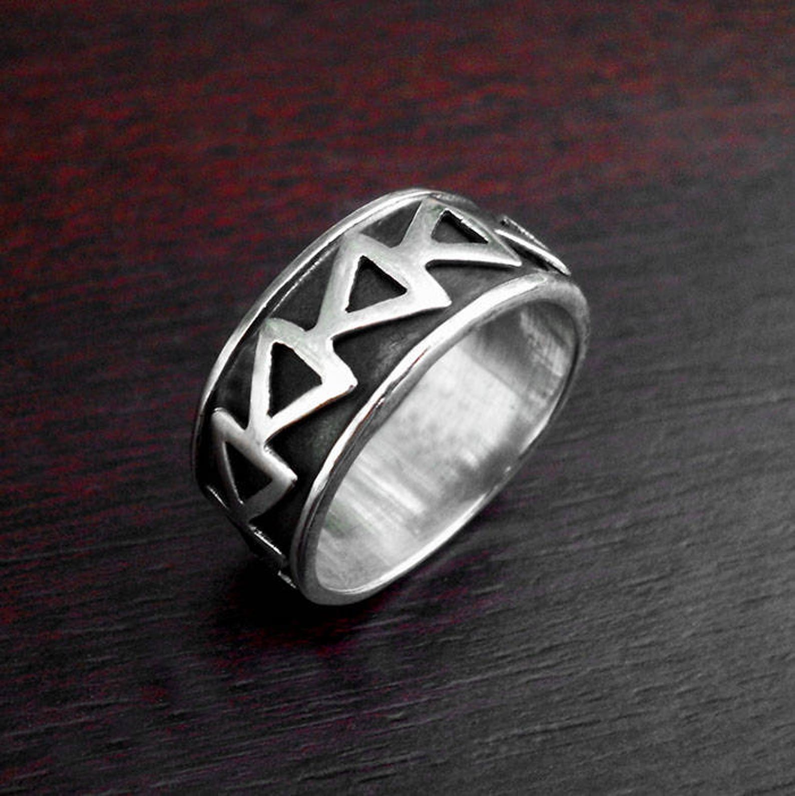 Mens Sterling Silver Ring Silver Band Men Mens Wedding Band - Etsy
