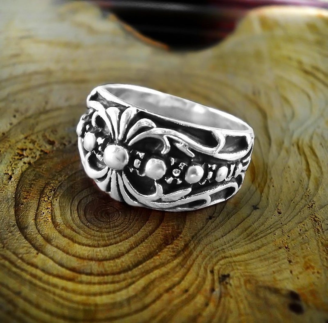 Silver Ring Men Tribal Ring Tribal Jewelry Ring Pirate - Etsy