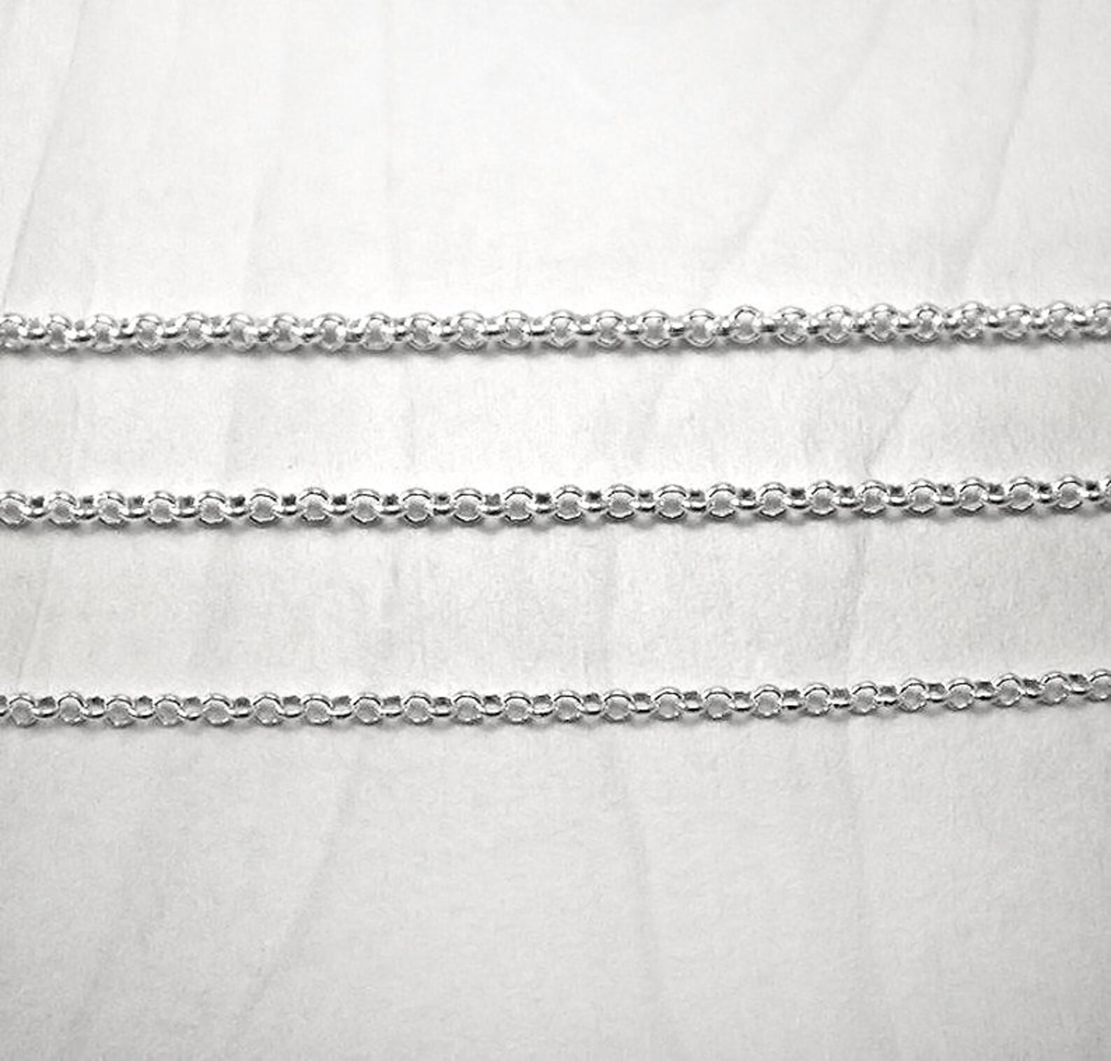 Sterling Silver Chain Silver Rolo Chain Men Rolo Chain - Etsy